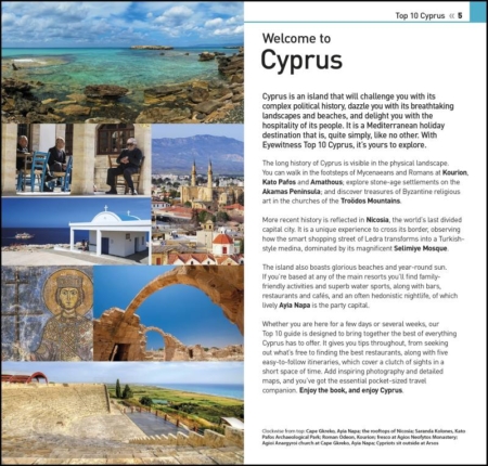 Ciprus útikönyv TOP 10 - kivehető térképpel (angol) / Cyprus Eyewitness ...